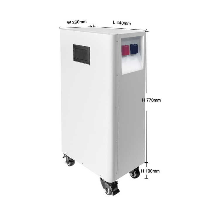 DIY 280ah Vertical Battery Case JK BMS Box Wheels Stand-Up with Lifepo4 ...