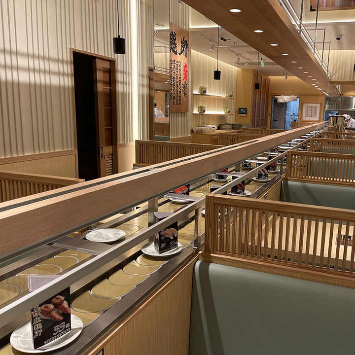 Rotary Sushi Conveyor System | Conveyor Belt Sushi Machine For ...