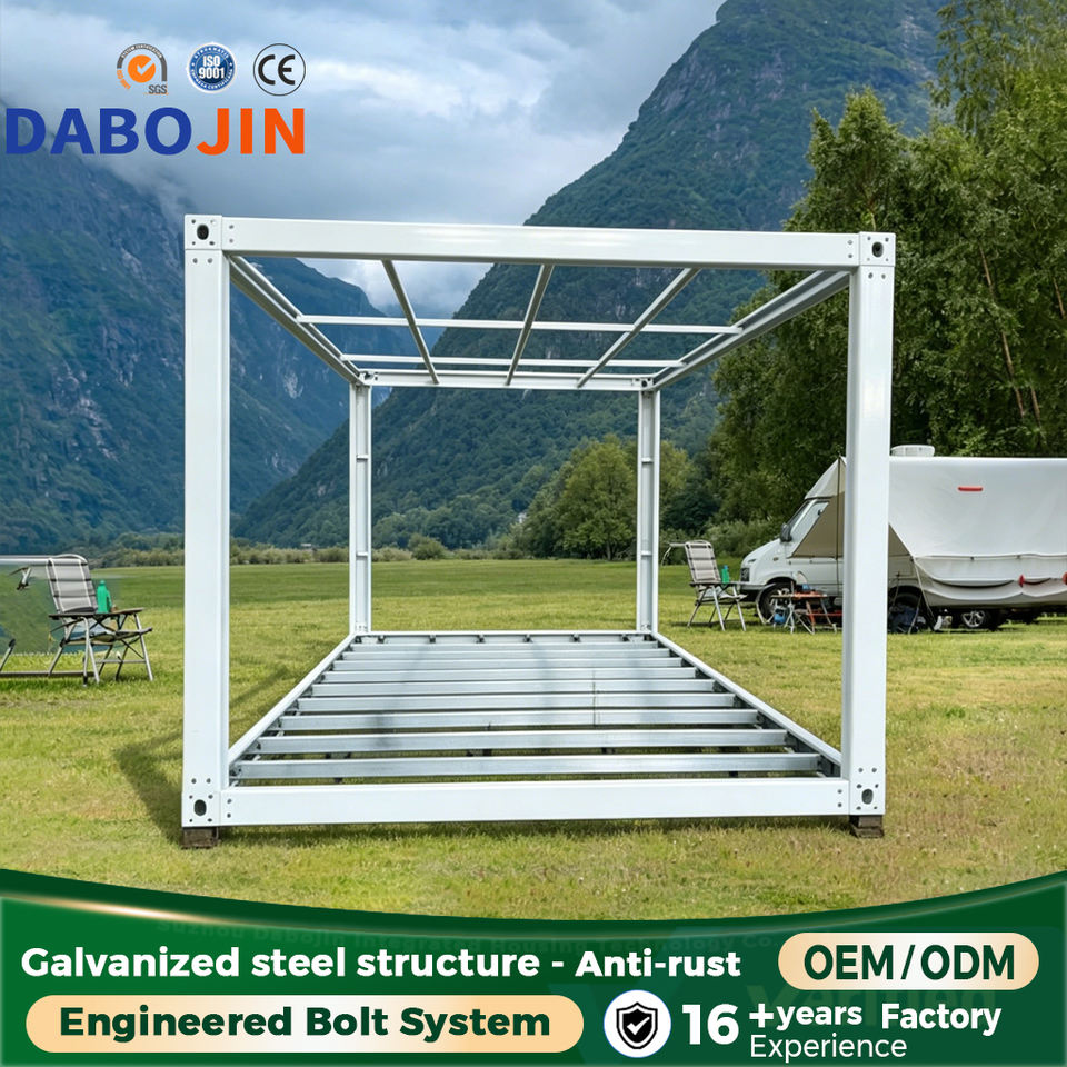 Heavy Duty Galvanized Container House Frame Quick Assembly Modular ...