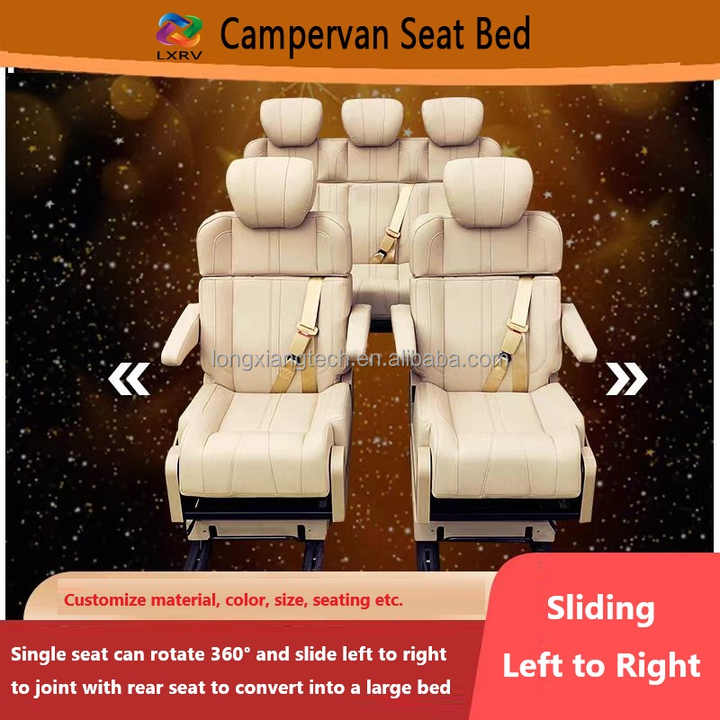 LXRV 2+3 Motorhome Folding Bed Seat with 360° Swivel & OEM | Wholesale