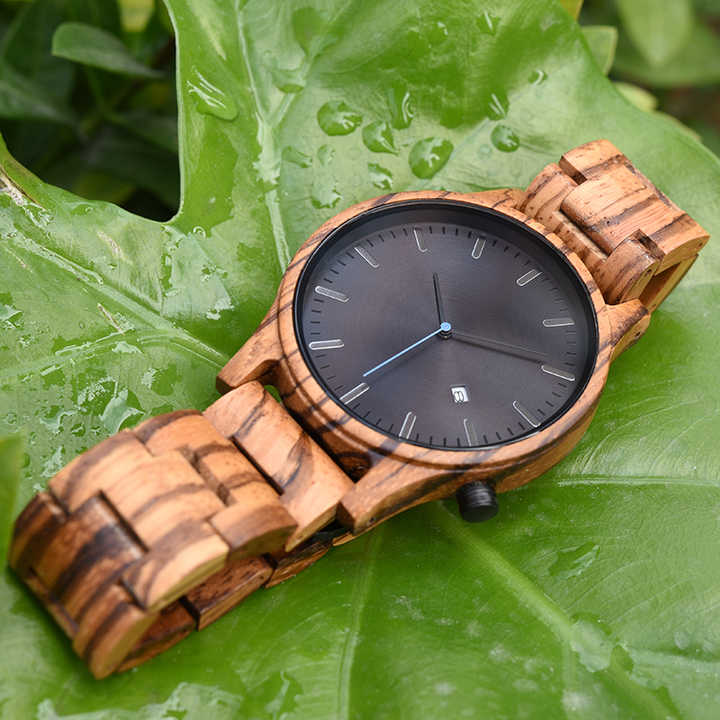 DODO DEER Black Sandal Wood Watch - Classic OEM Men's Watch