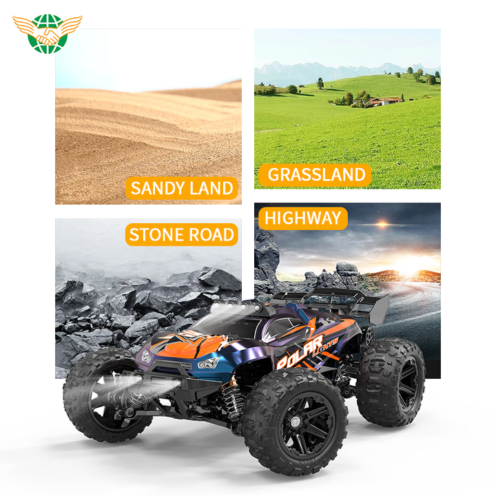 High Speed 4WD Remote Control Truck - 40km/h off-Road RC Car
