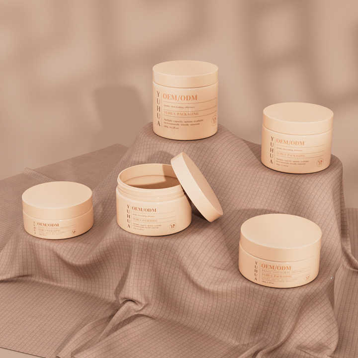 Wholesale Wide Mouth PET Plastic Cream Jars - 180g to 480g