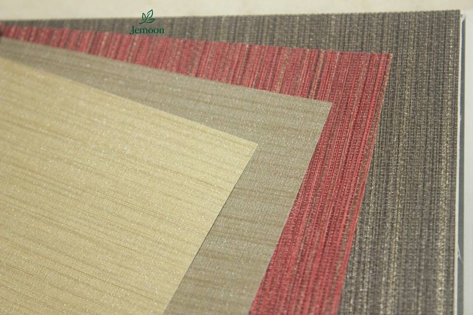 PVC Vinyl Wallpaper Modern Fireproof Waterproof Wall Covering Durable ...