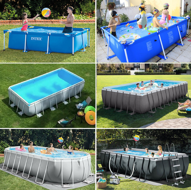Customized Large Rectangular Above Ground Pools Swimming Pool for ...