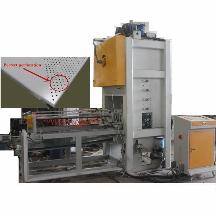 False Ceiling System Suspended Ceiling Panel Holes Making Machine Sheet ...
