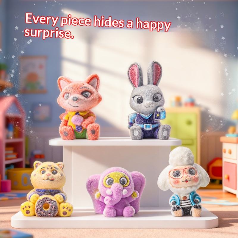 Crazy Animal City Resin Blind Box Keychain Doll Children's Toy ...