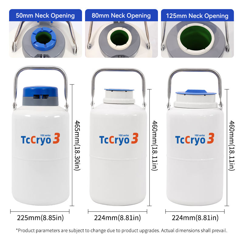 TIANCHI 3L Liquid Nitrogen Transfer Vessels - Efficient & Safe