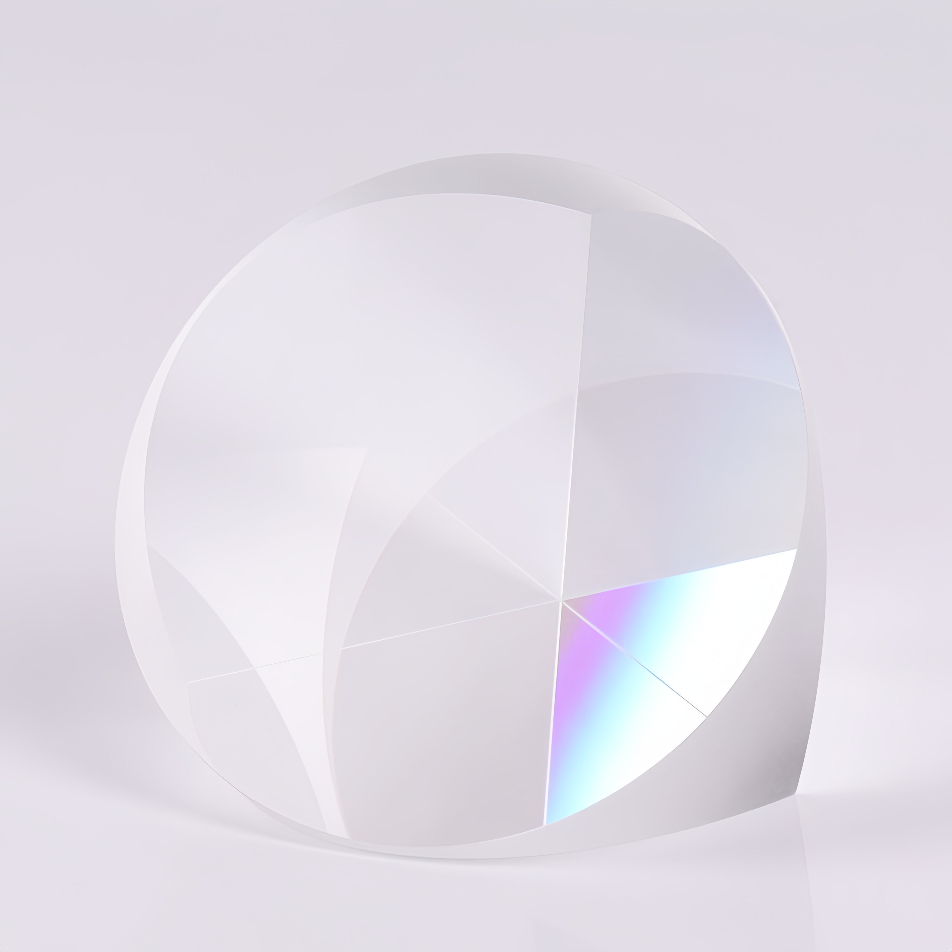 Optical Crystal Pyramids - Elegant Glass Decorations