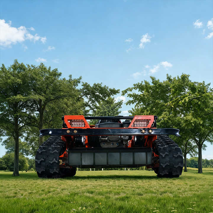 Engine Tracked verge Flail gasoline Remote Control And Robotic Lawn ...