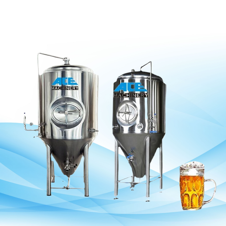 Ace Side Manway 2000L Beer Fermentation Tank Unitank Conical Type ...