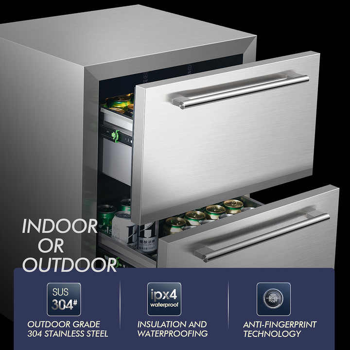 NUELEAD Large Restaurant Refrigerator -1 to 10 Degree Chiller