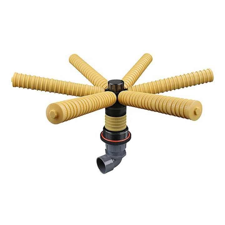 3/4" Mushroom Top Bottom Distributor Top Bottom Stack Screen Thread ...