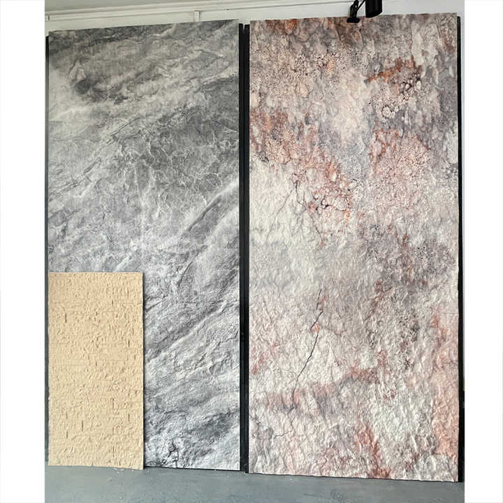 Woven Pattern Artificial Granite Tile Flexible Ceramic Exterior and ...