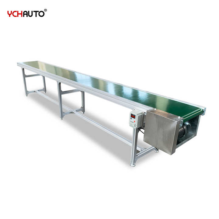 Small Food Industrial PVC Conveyor Belt Table Price Systems Truck ...