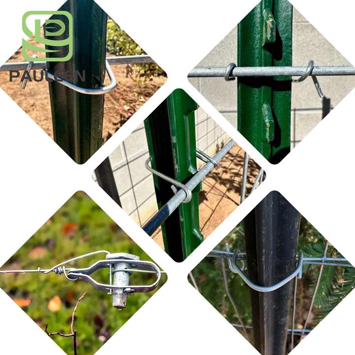 T Post Clips Wire Mesh Fence Clips for Wire Holding Clips Lightweight ...