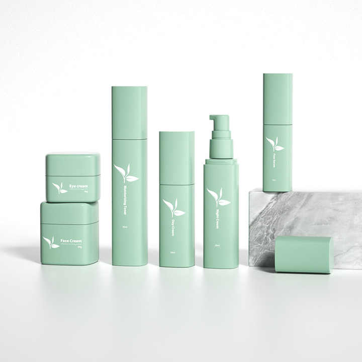 Luxury Purple Square Skincare Bottles - Ideal Cosmetic Packaging