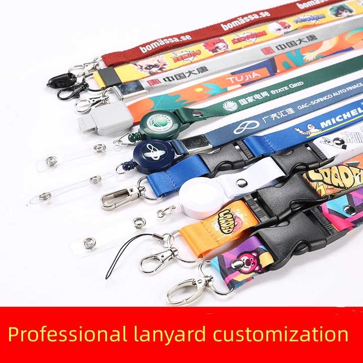 Customized Lanyards with Heat Transfer Offset Printing