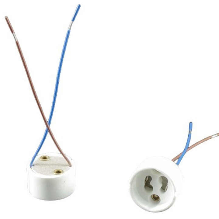 HoneyFly GZ10/GU10 Lamp Holder 250V 4A Socket Base Ceramic Wire Connector Max.660W for LED Bulb ...