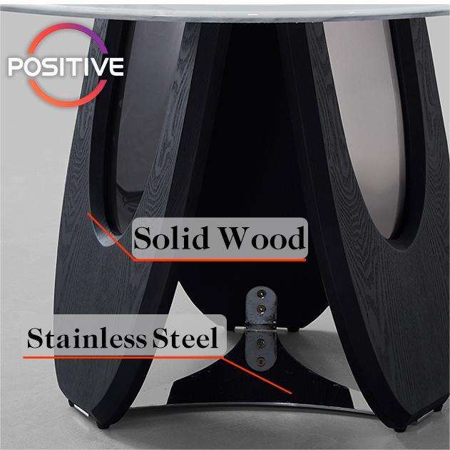Artistic Rotating Dining Table with Microcrystalline Stone Top and ...
