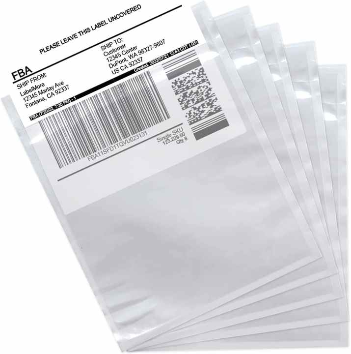 Top Loading Clear Invoice Documents Shipping Label Sleeves Packing List ...
