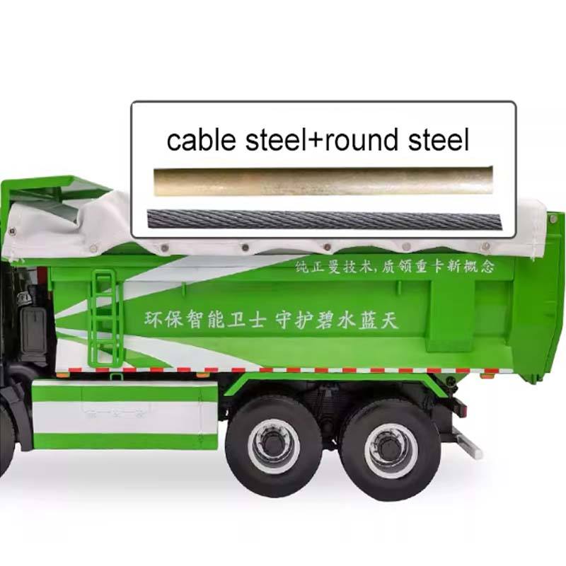 Steel Wire Drive Electric Tarp Machine - Fast Retractable for Dump ...