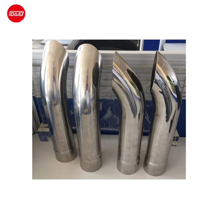 Truck Exhaust Pipe Curved Stack 3''-5'' Diameter Length 24''-72 ...
