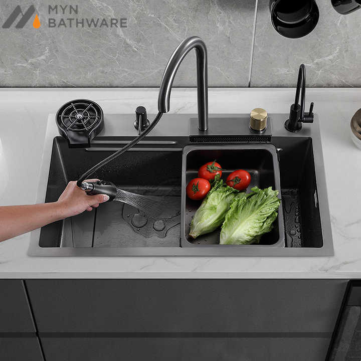 Tiktok Kitchen Sink Trends - All in One Stainless Steel