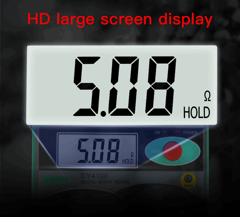 DUOYI DY4100 digital megohmmeter grounding resistance measurement soil ...