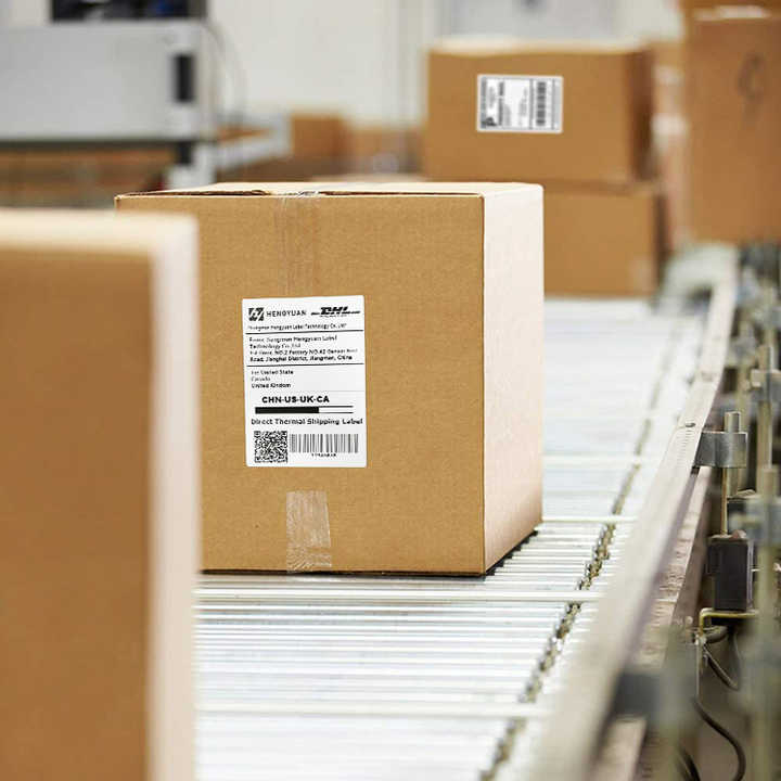 White 10x15 cm Thermal Adhesive Waybill Label Paper 100mmx150mm 350pcs ...