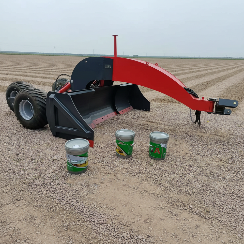 Goose-neck Satellite Motor Grader Gearbox Engine Laser Leveling High ...
