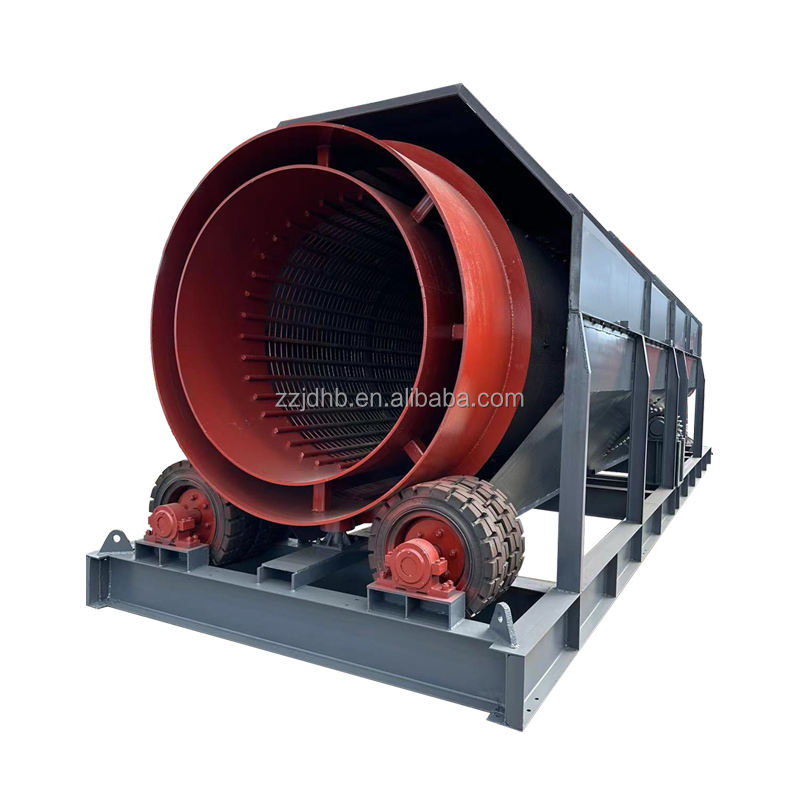 JD Heavy-Duty Engine Trommel Screen Rotary Drum for Gold Mining Ore ...