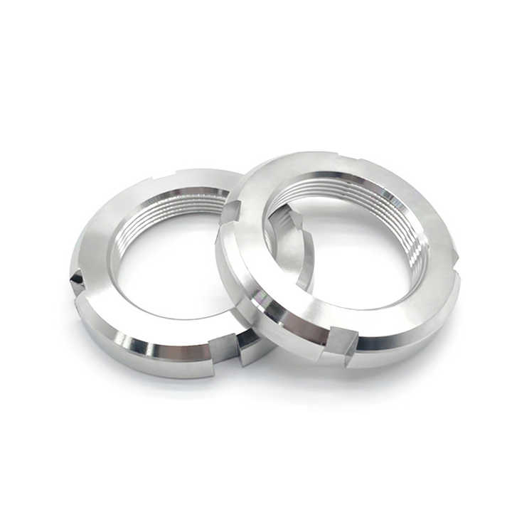 Professional Factory Made Stainless Steel Slotted Round Shaft Lock Nuts ...