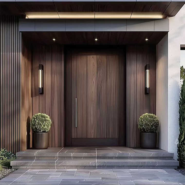 180-Degree Swivel Design Pivot Exterior Entry Doors Stainless Steel and ...