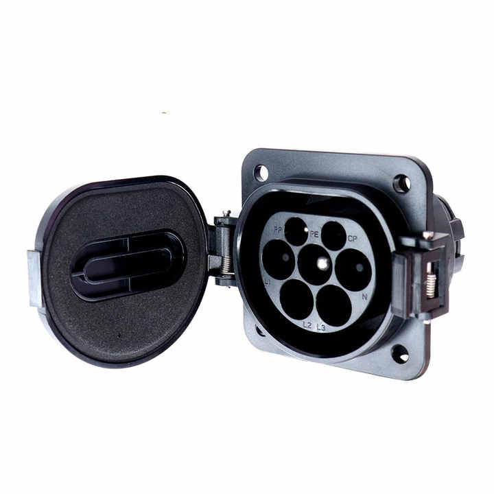 Electric Vehicle Cars Charging Evse Socket Type 2 EV Sockets 16A-32A 1P ...