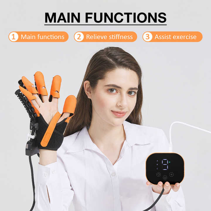 Smart Robotic Massage Glove Stroke Rehabilitation Massager Finger ...