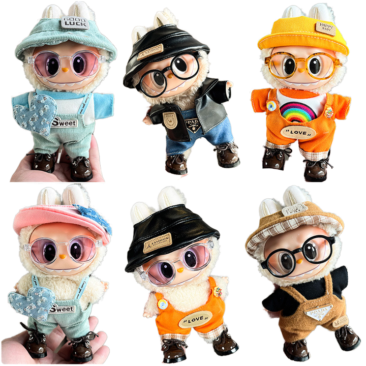 Second Generation Labubu Blind Box Pendant Soft Toy-Style Clothes Only ...