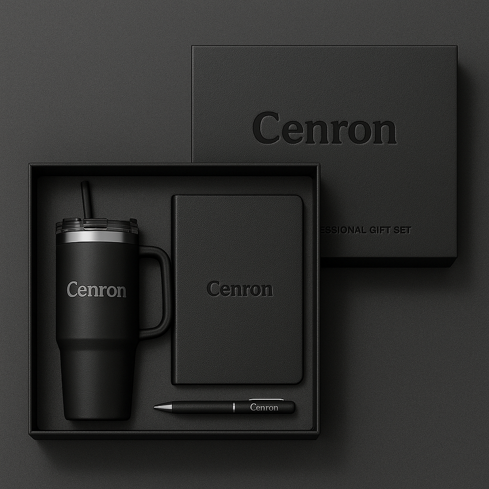 Premium Employee Welcome Gift Box :Insulated Tumbler, Notebook and Pen ...