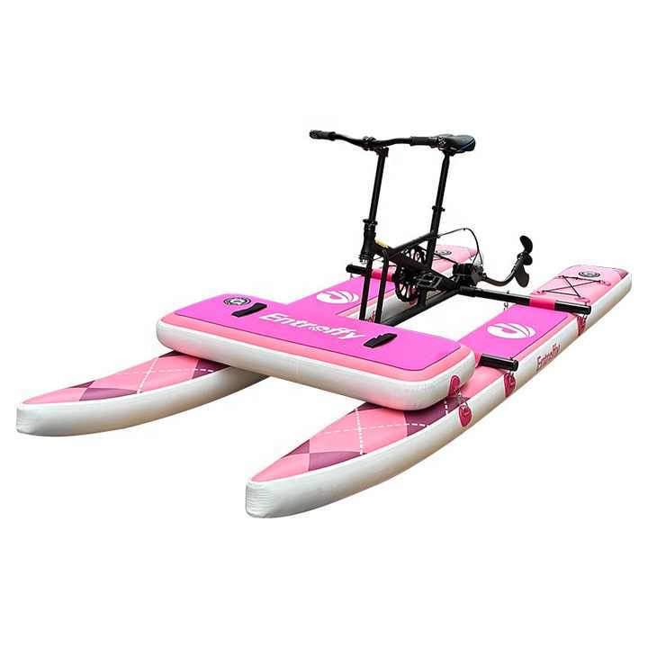 Inflatable Amusement Facilities Waterplay Crafts Water Bicycle for Lake ...