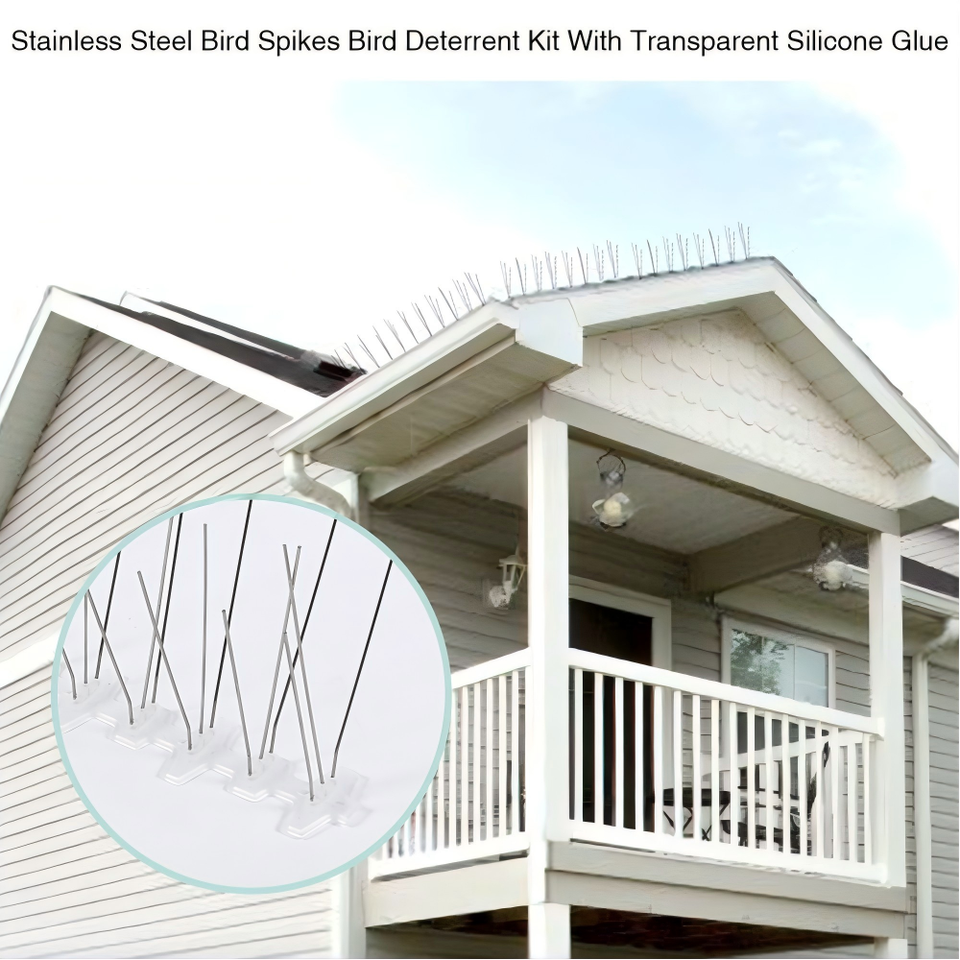 PC Bird Spike Deterrent Outdoor Anti Bird Trap Pigeons Animal Control ...