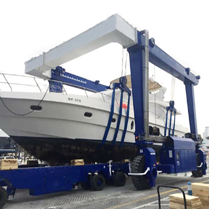350 Ton Hydraulic Mobile Marine Boat Hoist Crane Lift