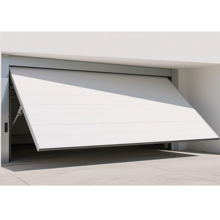 High Strength Electric Up - and - Over Garage Door Aluminum Alloy/Glass ...