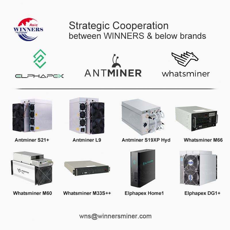 WINNERS Bitmain Antminer S19 XP Hyd/S19XP Hyd 257TH Bitcoin Miner Rig ...