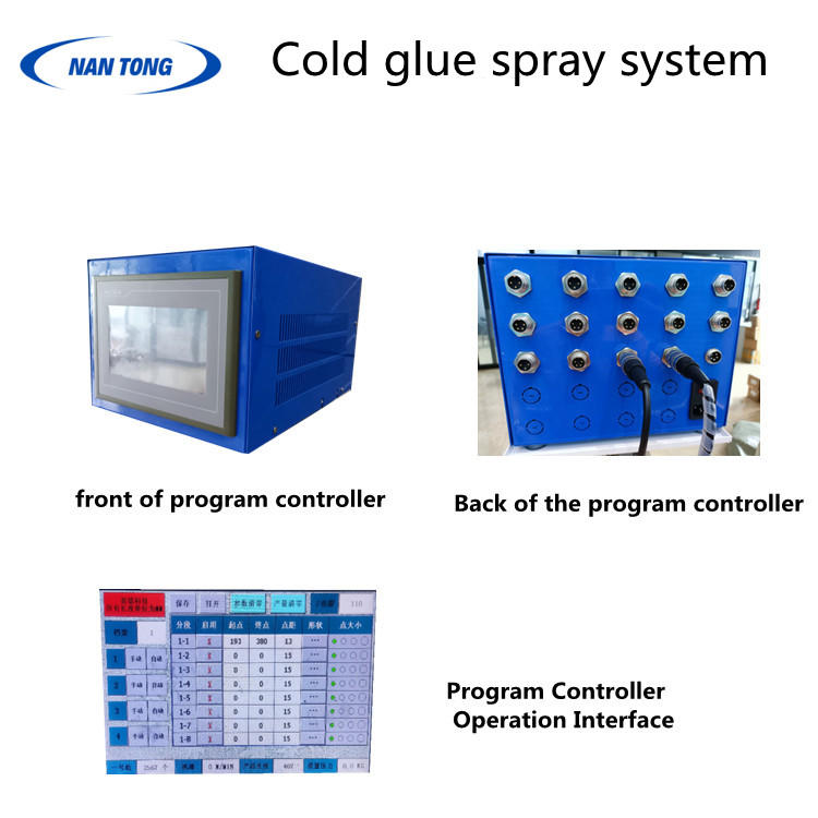 Automatic glue applicator Glue box gun system Cold glue spraying system ...