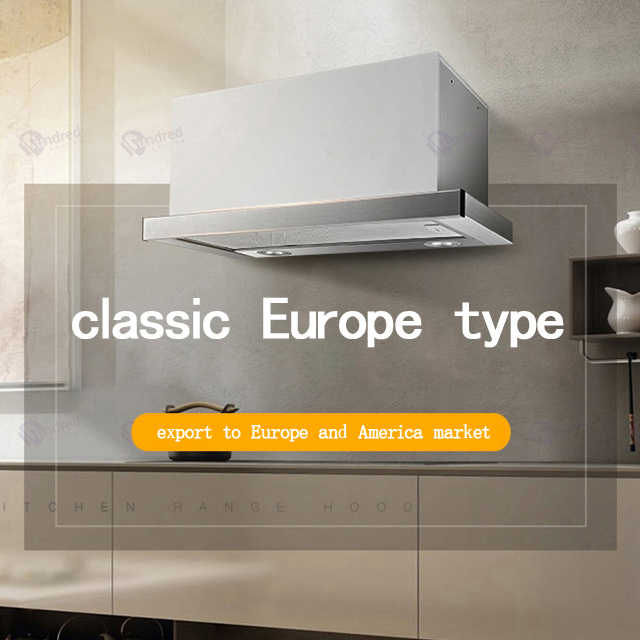 Built-in Cooker Hood 60cm Stainless Steel Mini Slide-out