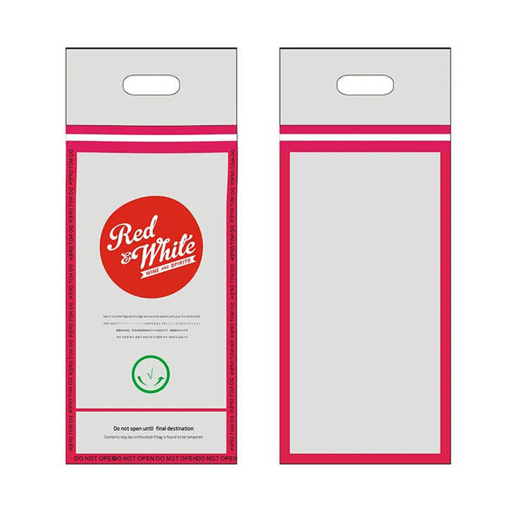 Unique Serial Numbers Security Bag Plastic Custom Tamper Evident Proof ...