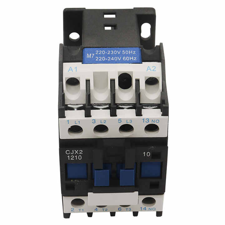 Three Phase Contactor CJX2-1210 3P 12A AC Contactor Voltage 380V 220V 110V 36V 24V Use with ...