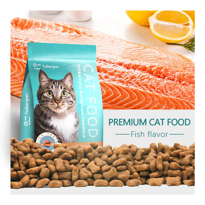 OEM Cat Food Factory Exports 10KG Natural Raw Fish Flavors