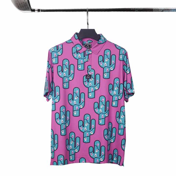 Golf Print Custom T-Shirts - Men's Polo Shirts with Logo