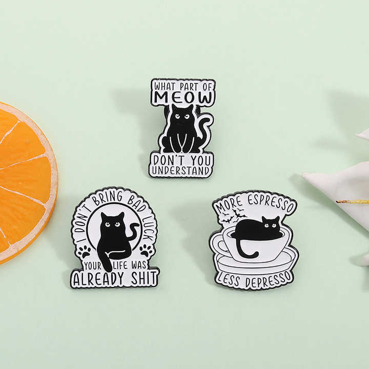 What Part of Meow Do Not You Understand Enamel Pin More Espresso Less ...